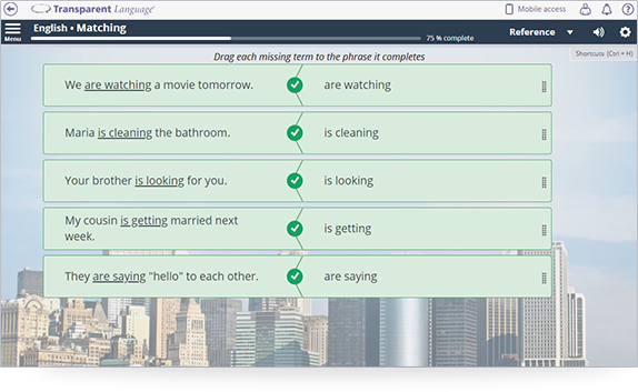 Language Learning for Libraries | Transparent Language Online